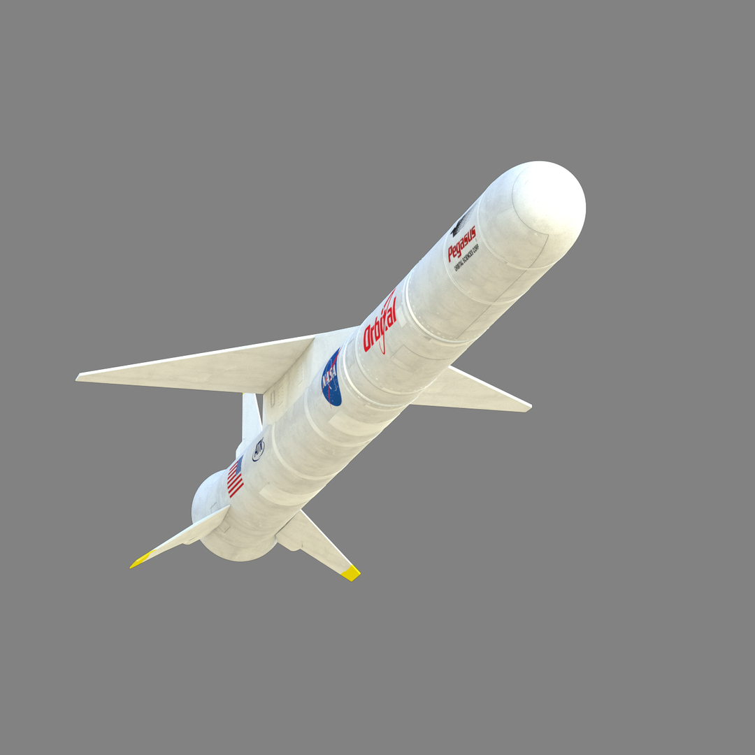 pegasus rocket x 3d model
