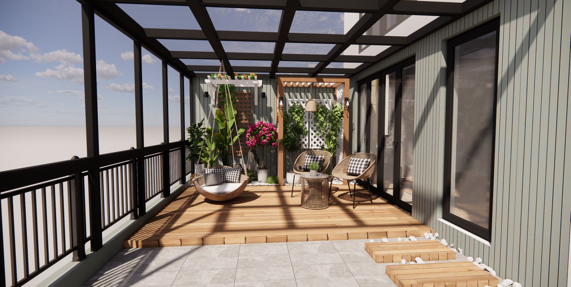 3D Patio Backyard And Garden-A1 - TurboSquid 2038100
