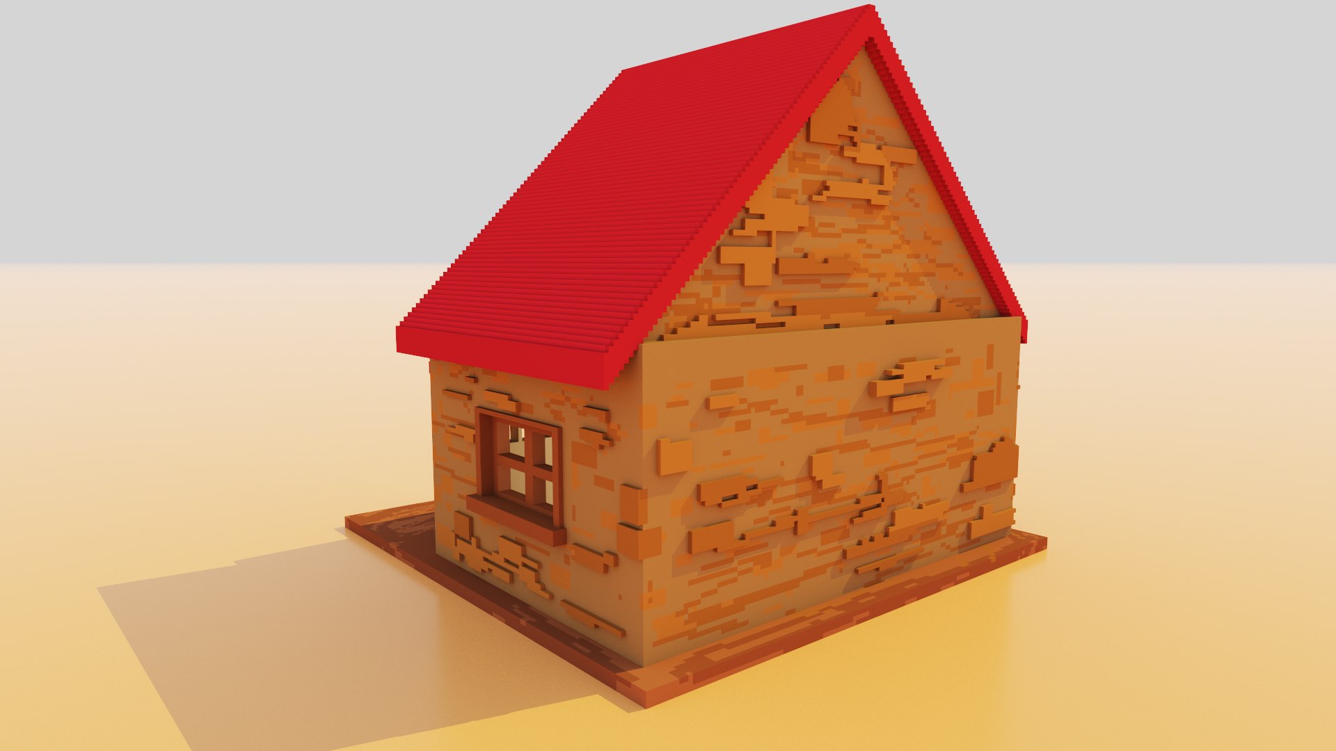 Old Voxel Post Office Design 3D Model - TurboSquid 1805772