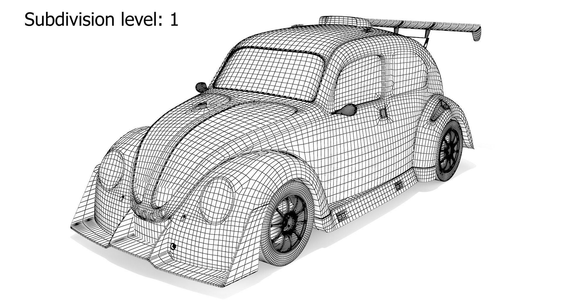VW Volkswagen Beetle Fun Cup Quentin Laruelle model - TurboSquid 2090641