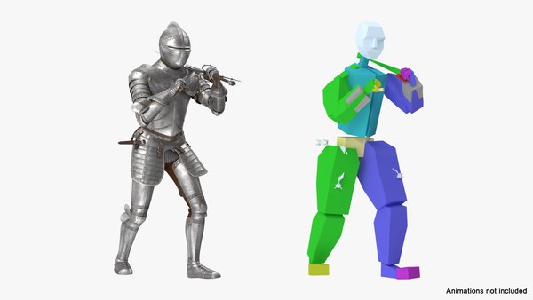 3D Rigged Medieval Knight Plates Armor Collection model - TurboSquid ...