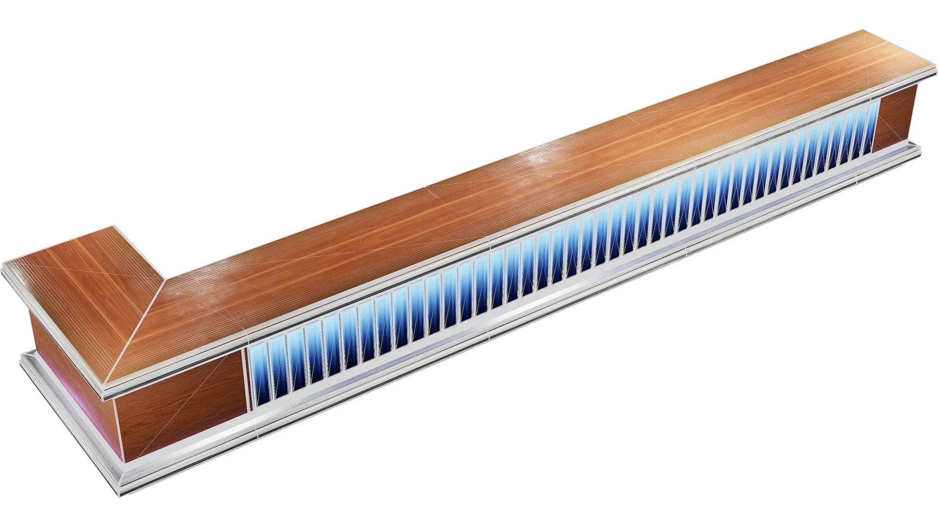 Bar Counter 3D Model - TurboSquid 2421912