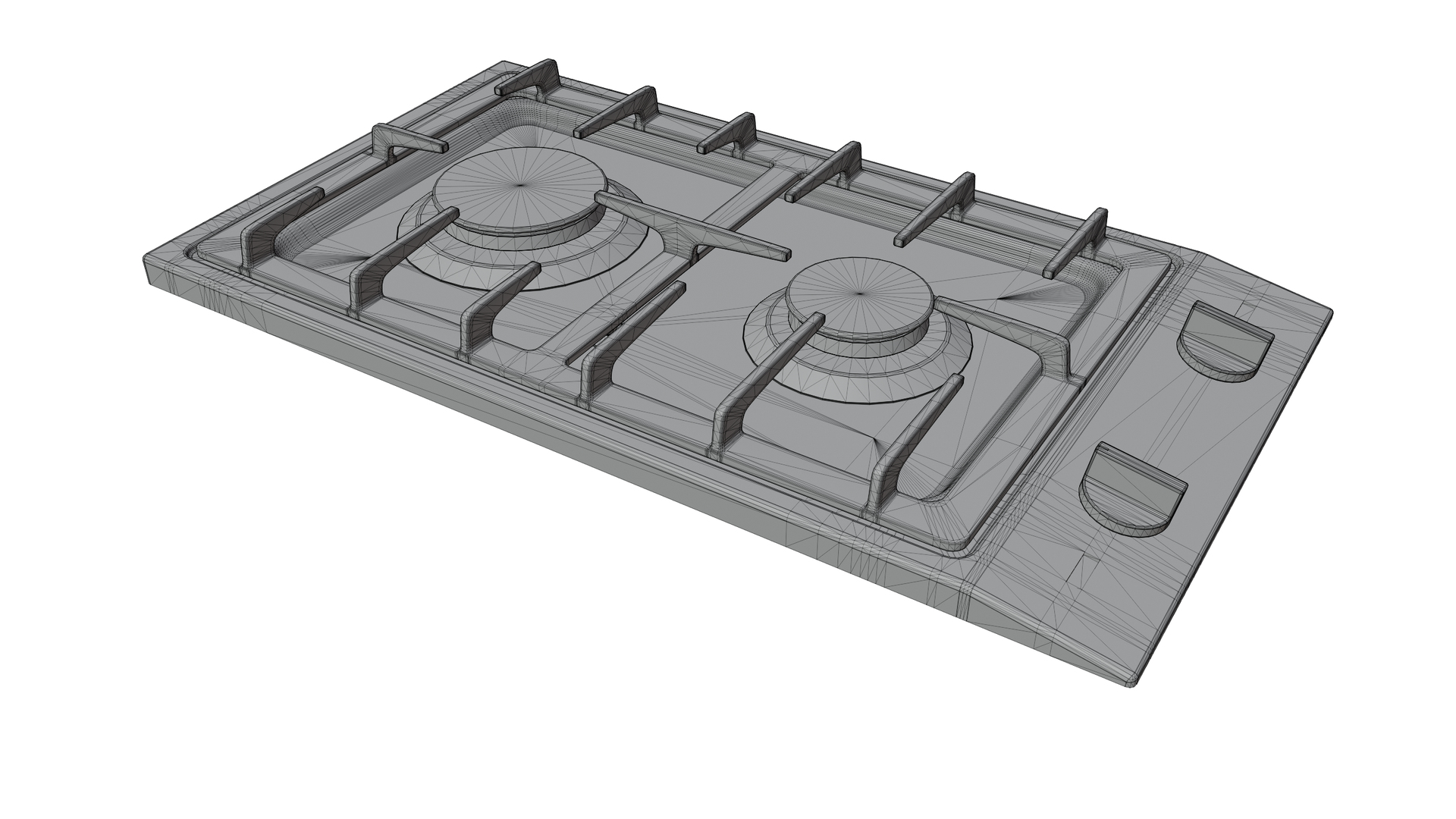 3D Miele CS 1012-1 Gas Cooktop - Low-poly Photorealistic PBR 3D Model ...