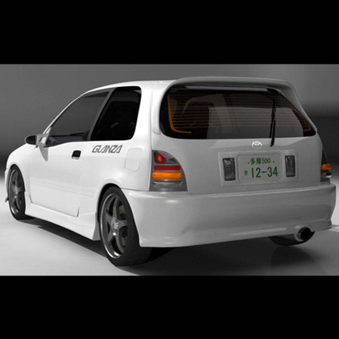 3d Model Toyota Starlet Glanza