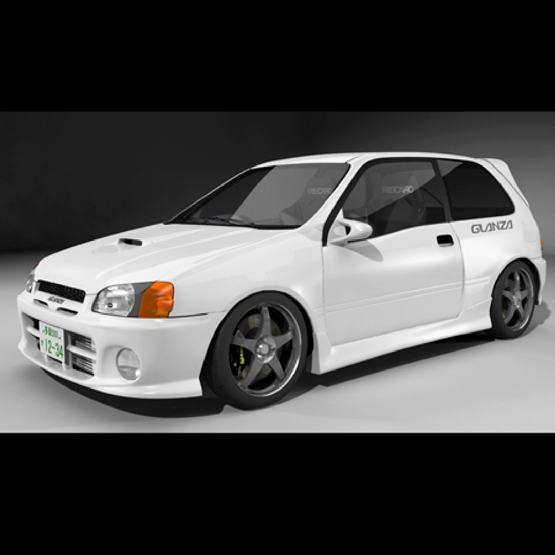 3d Model Toyota Starlet Glanza