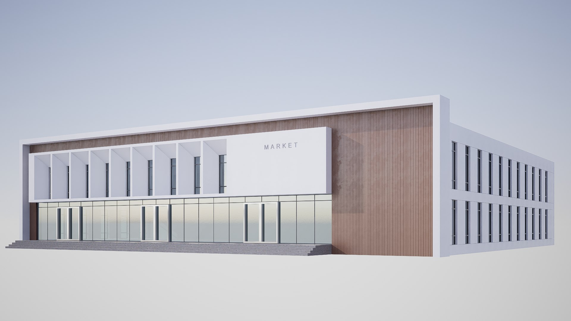3D Market Building Model - TurboSquid 2292206