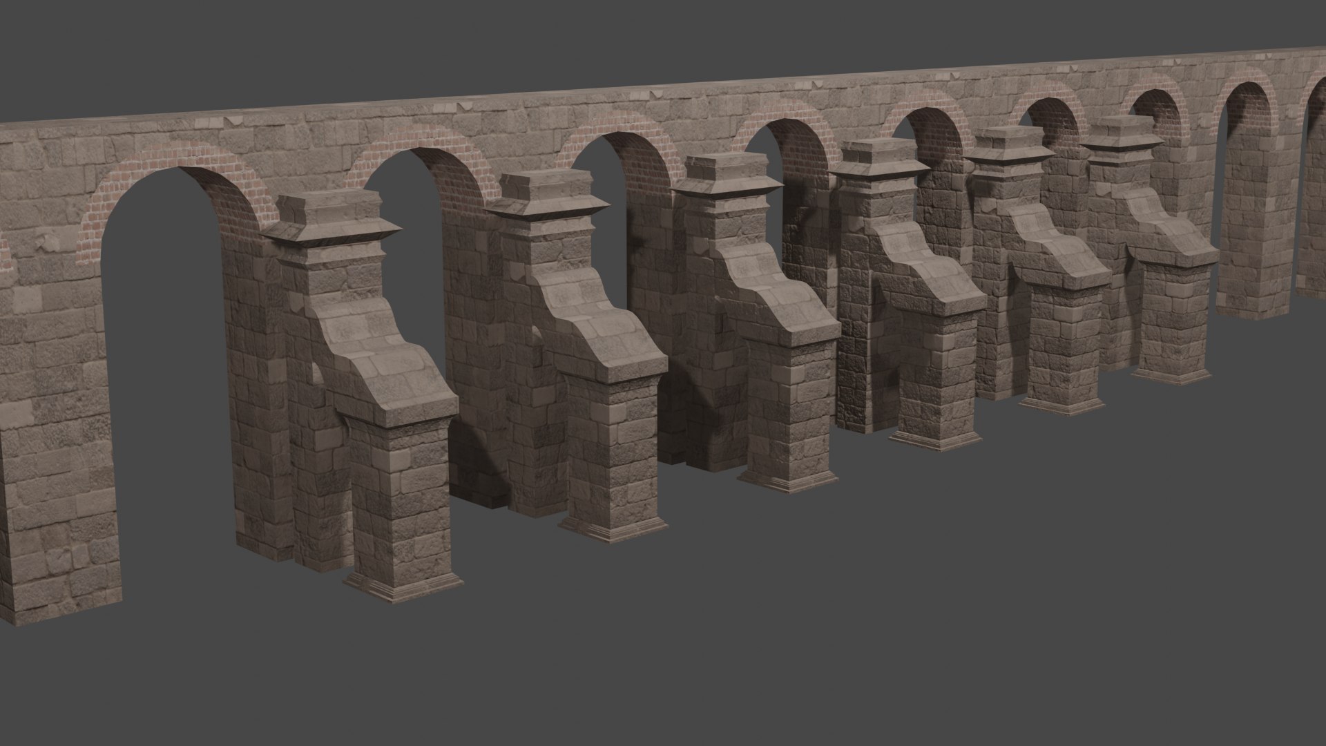 Aqueduct 3D Model - TurboSquid 1907854