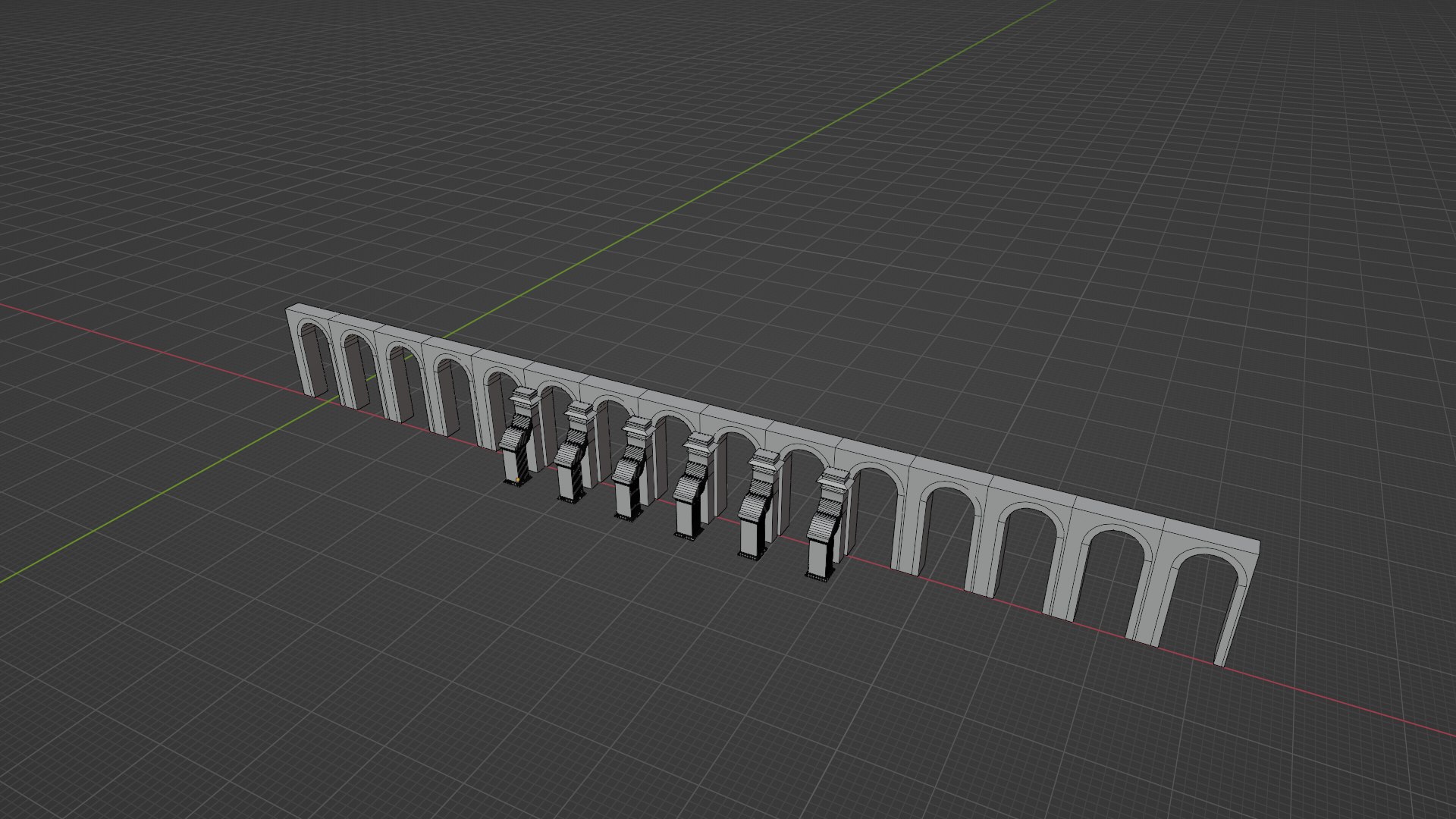Aqueduct 3D Model - TurboSquid 1907854