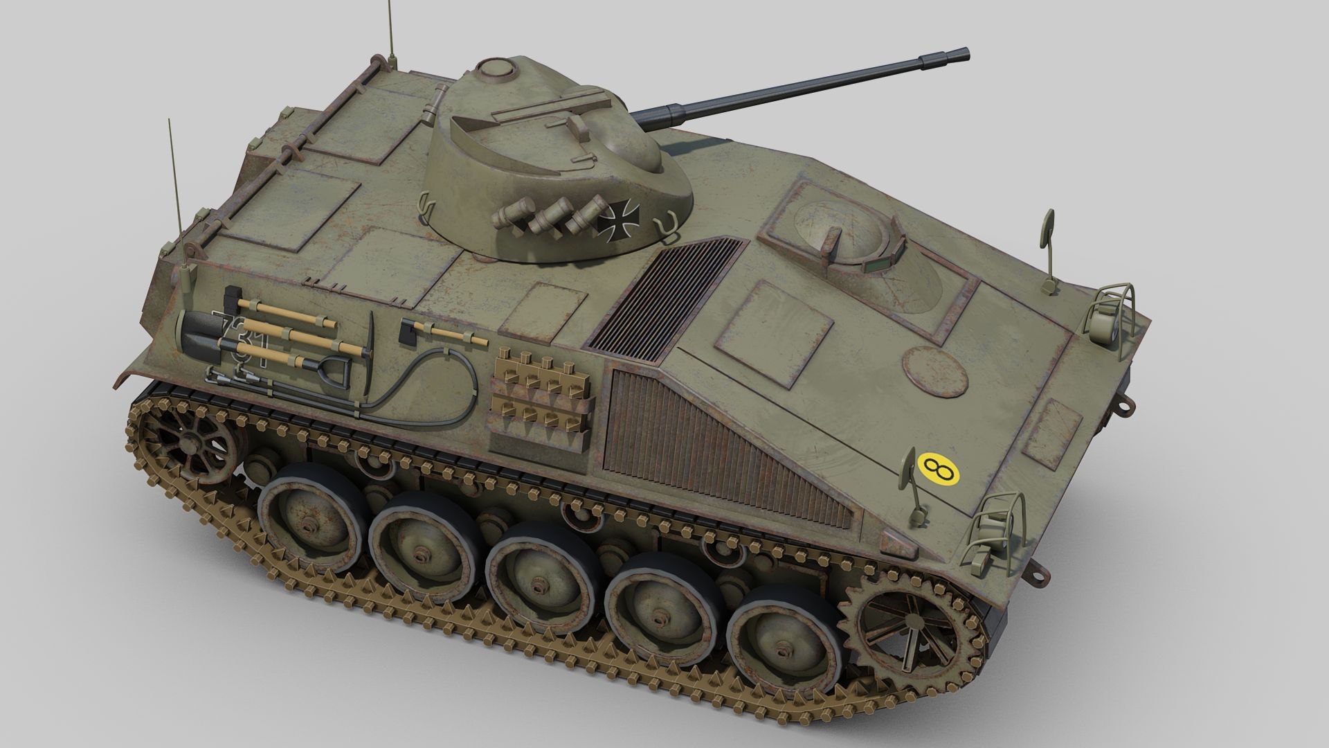 Schutzenpanzer Kurz 3D Model - TurboSquid 1787261