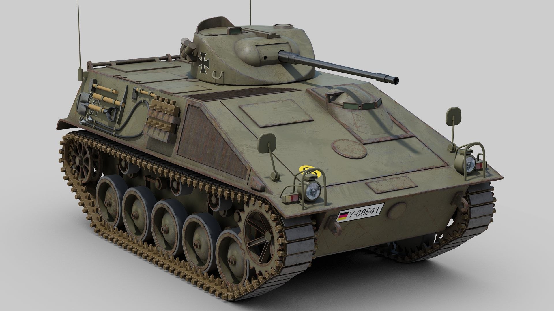 Schutzenpanzer Kurz 3D Model - TurboSquid 1787261