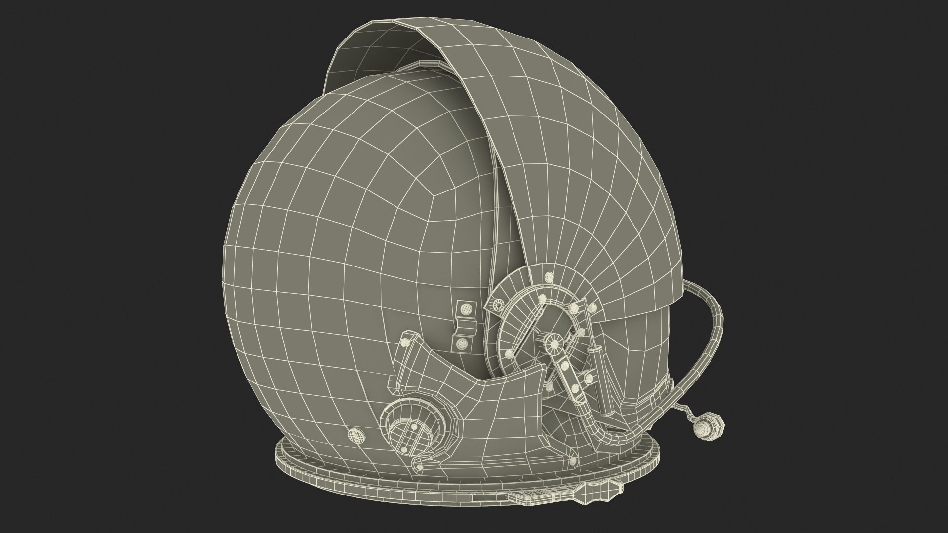 Astronaut Helmet Rigged 3D Model - TurboSquid 2220161