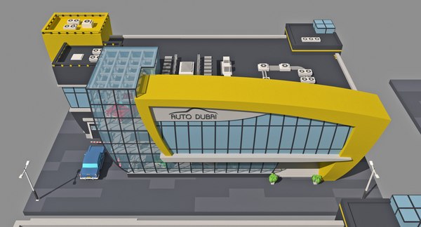 3D model buildings upgrade - TurboSquid 1349417