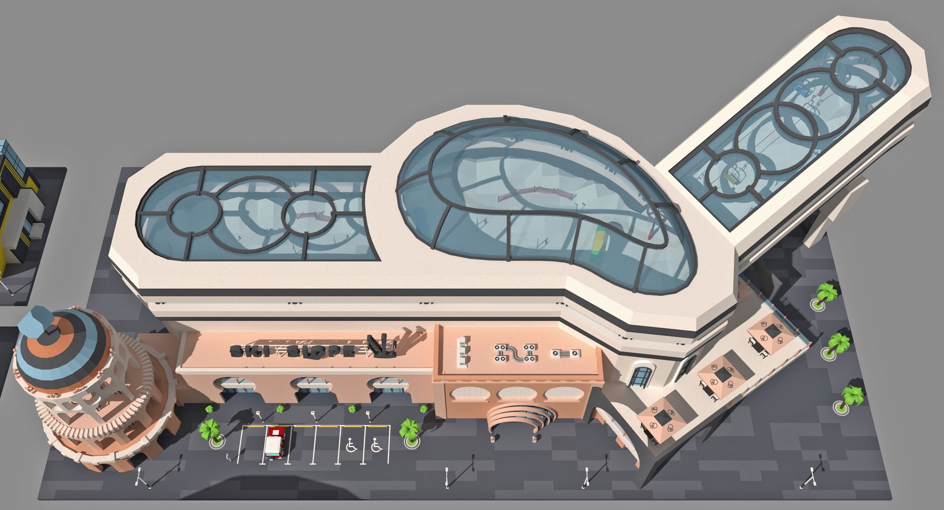 3D Model Buildings Upgrade - TurboSquid 1349417