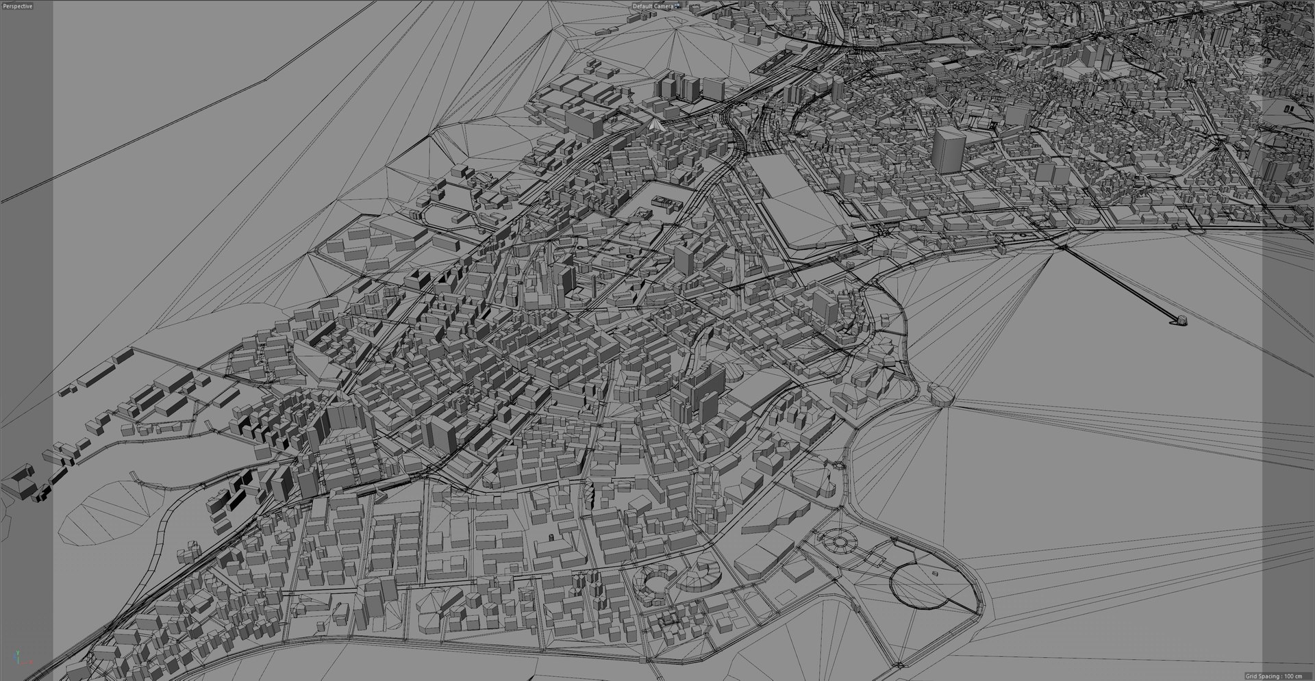 3D City Area Building Model - TurboSquid 1669848