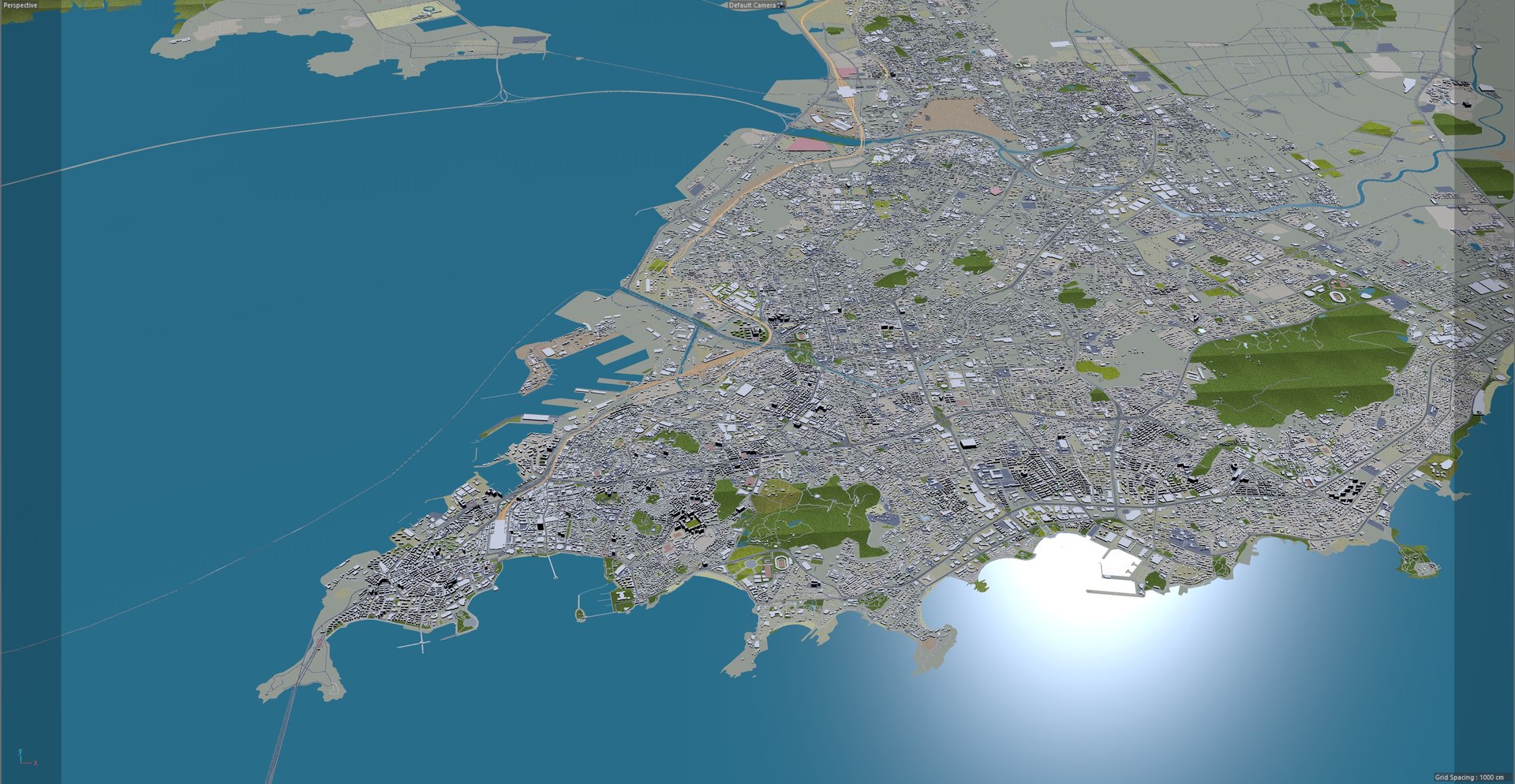 3D City Area Building Model - TurboSquid 1669848