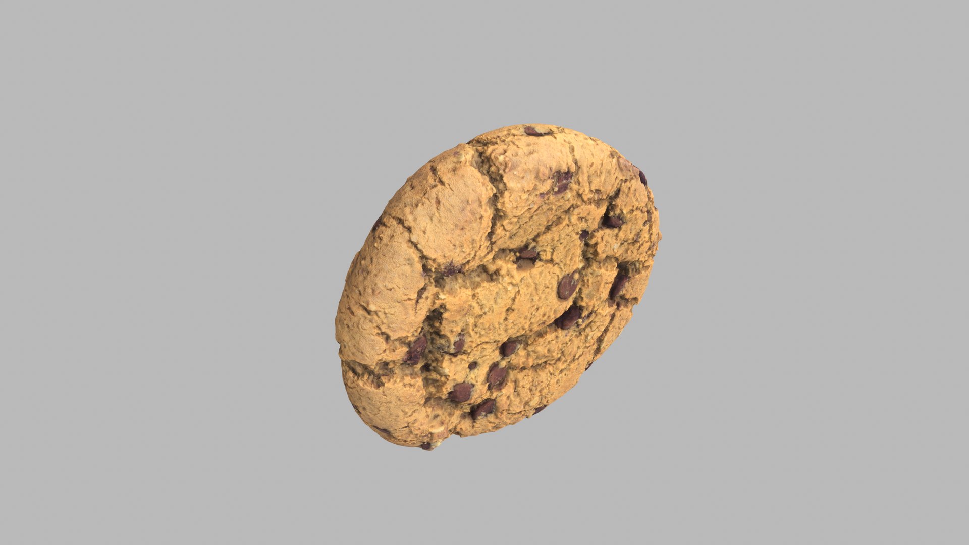 3D Chocolate Cookie - TurboSquid 2230304