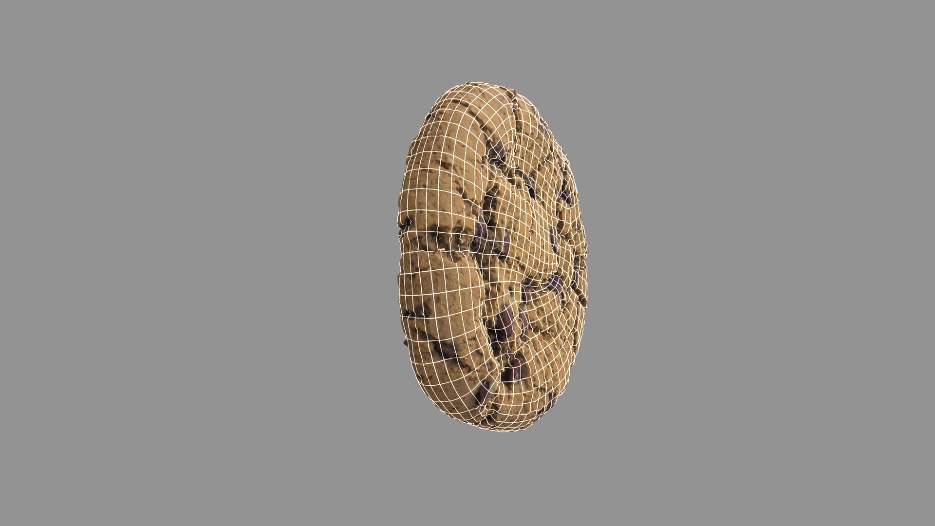 3D Chocolate Cookie - TurboSquid 2230304