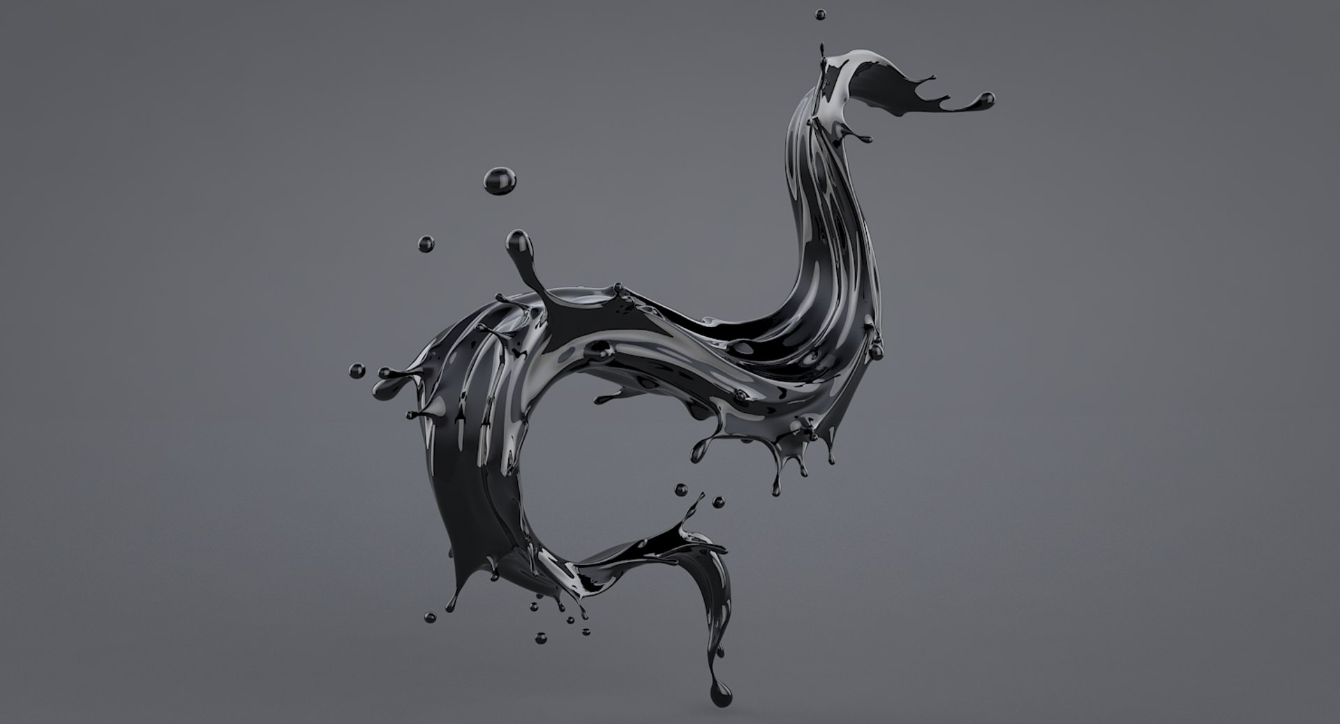 3D Abstract Water Splash Model - TurboSquid 1299694
