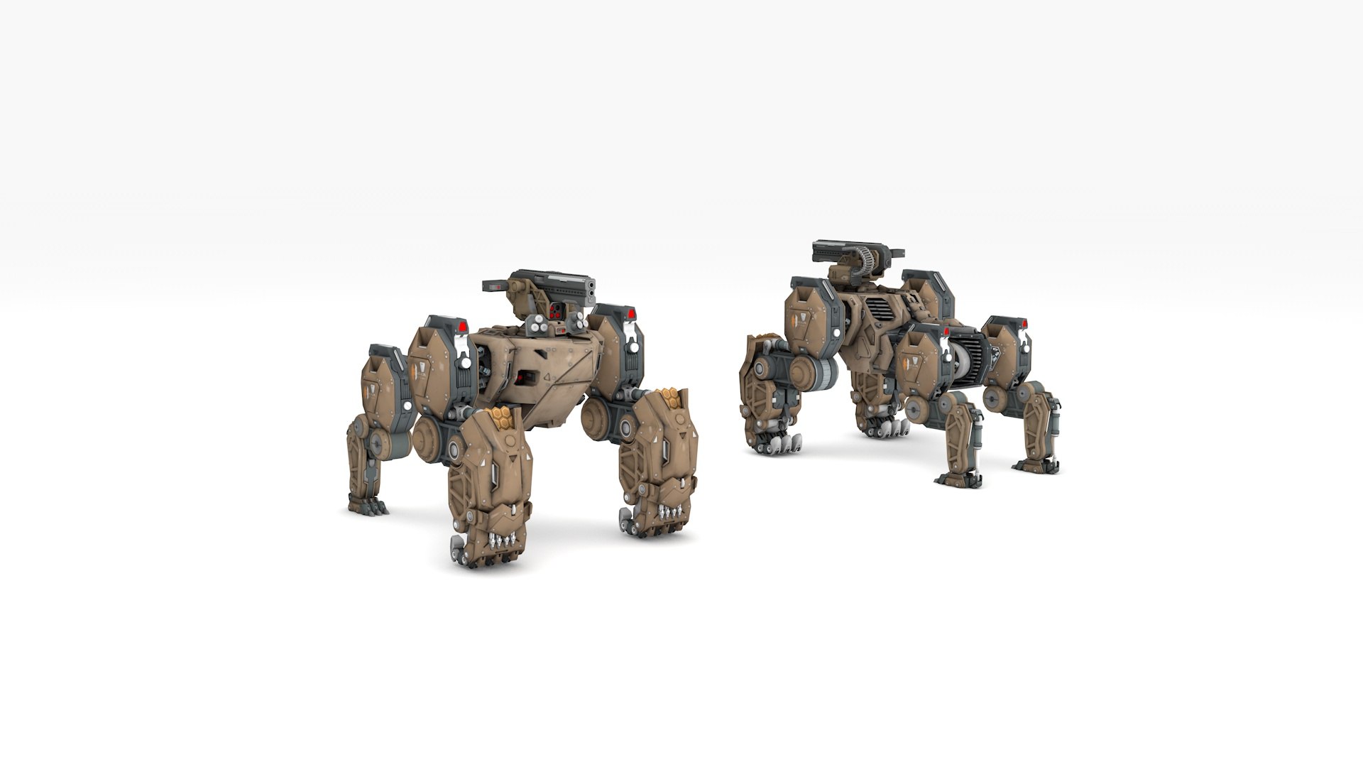 3D Cyber Minotauros Model - TurboSquid 2380475