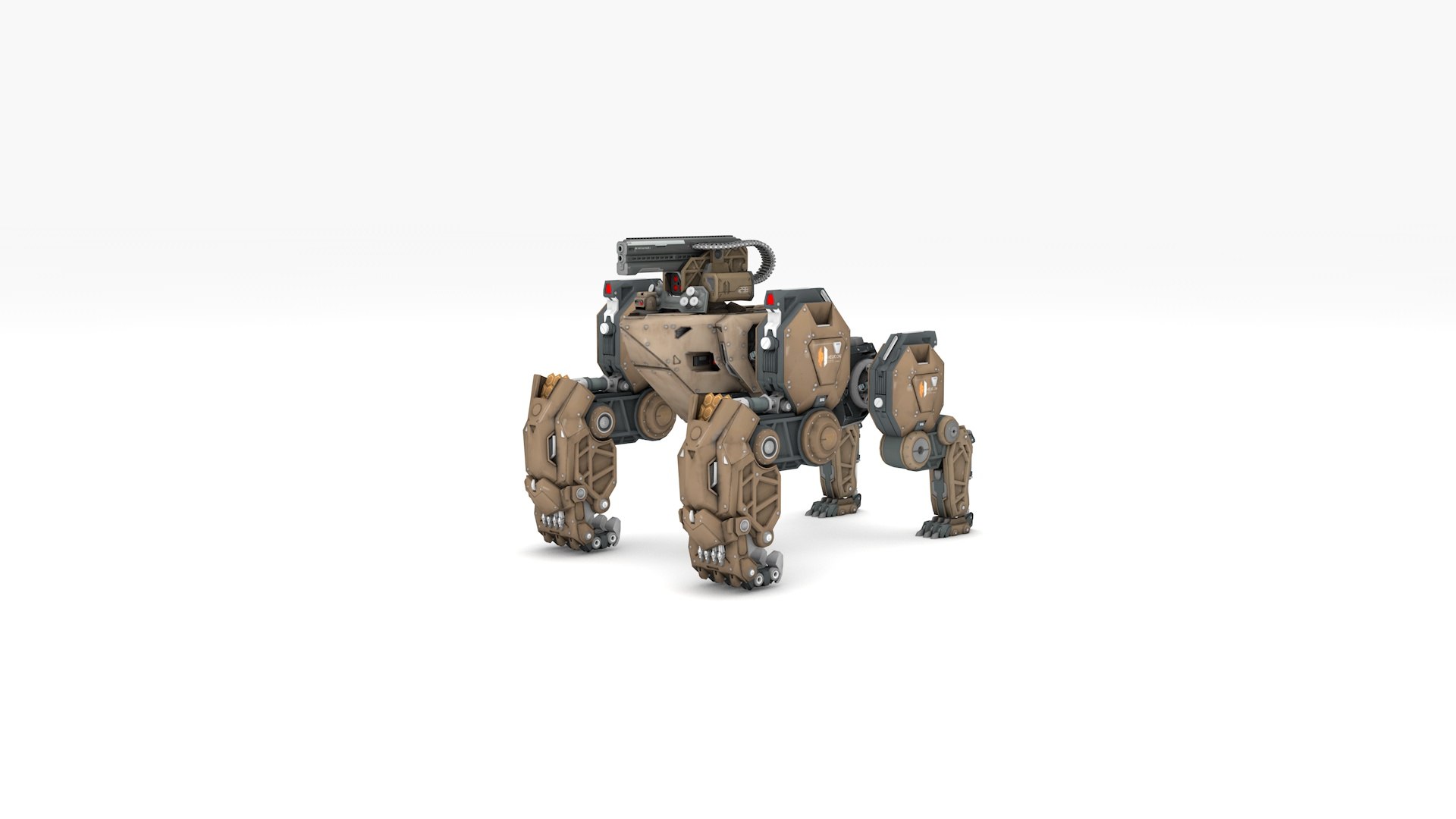 3D Cyber Minotauros Model - TurboSquid 2380475