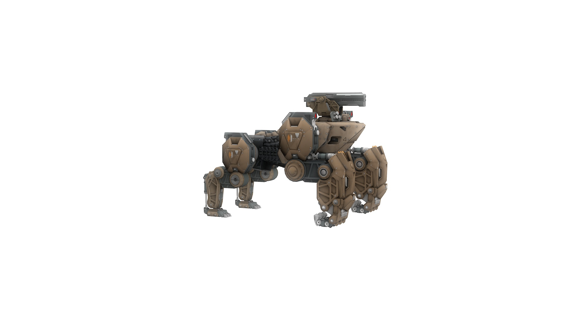 3D Cyber Minotauros Model - TurboSquid 2380475