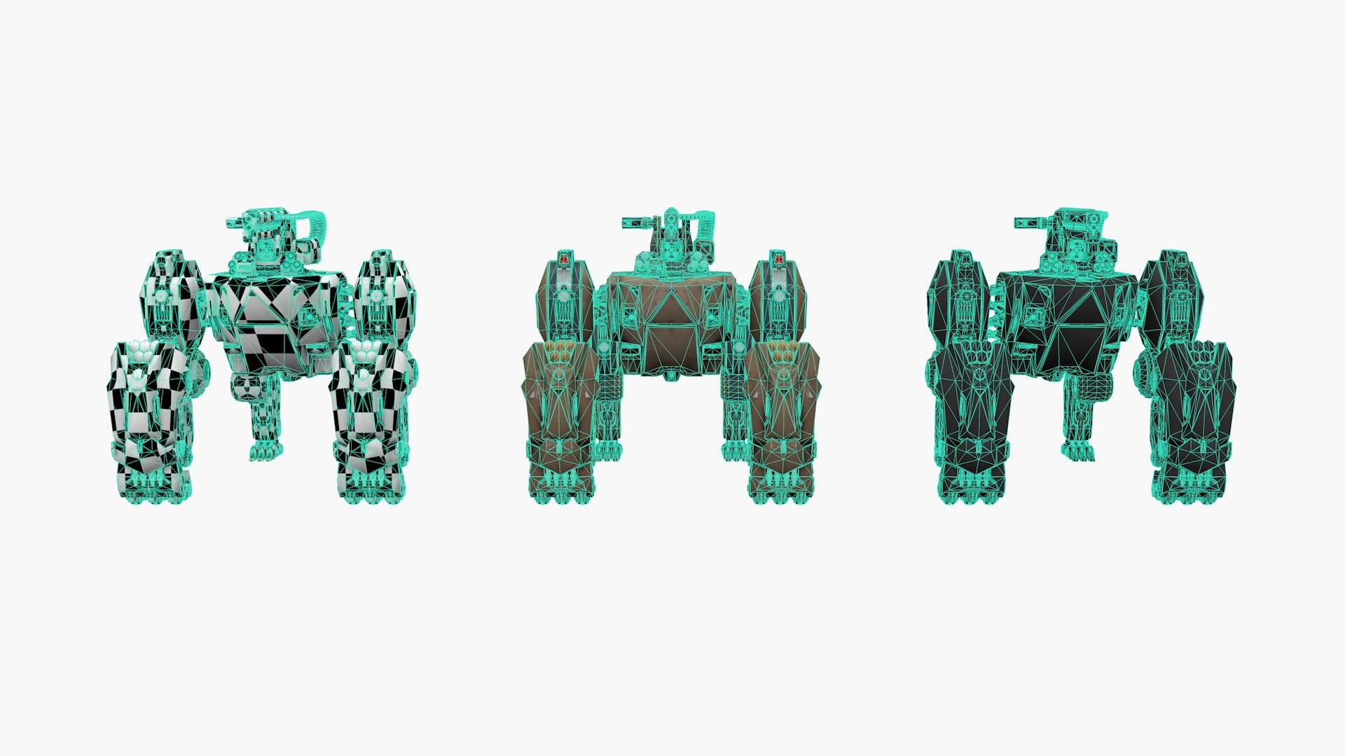 3D Cyber Minotauros Model - TurboSquid 2380475
