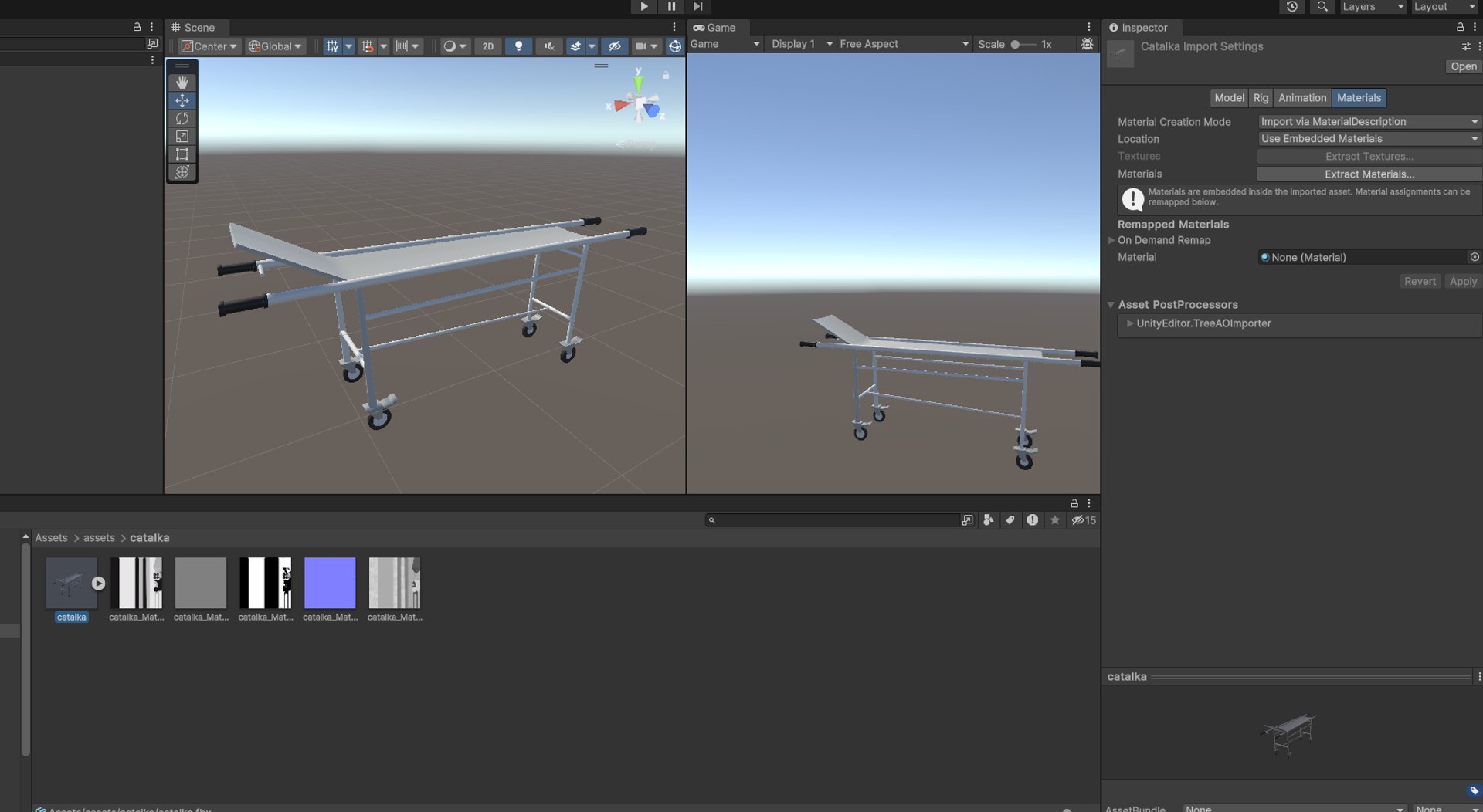 Gurney 3D - TurboSquid 2051428