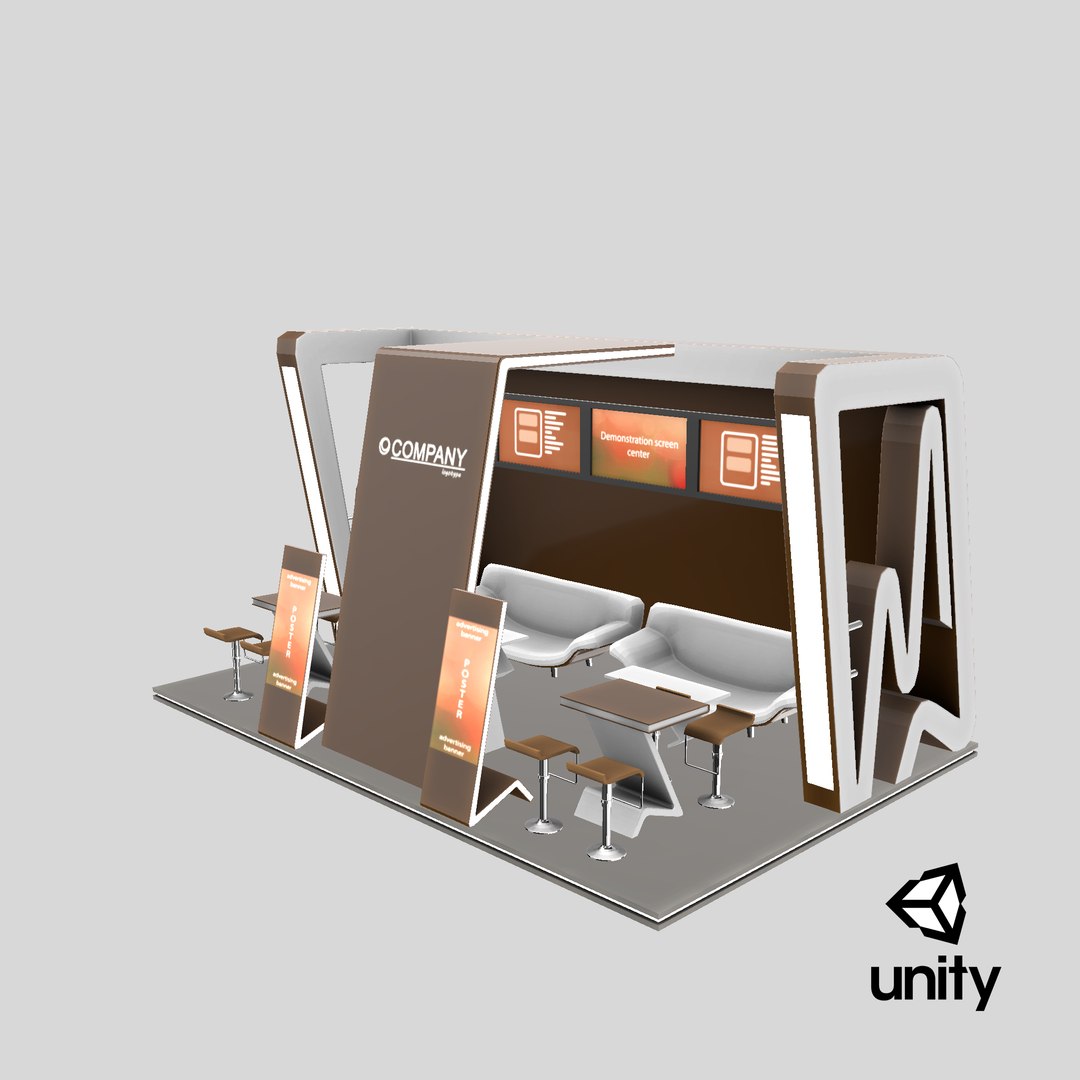 3D Exhibition Stand 6 - TurboSquid 2041783