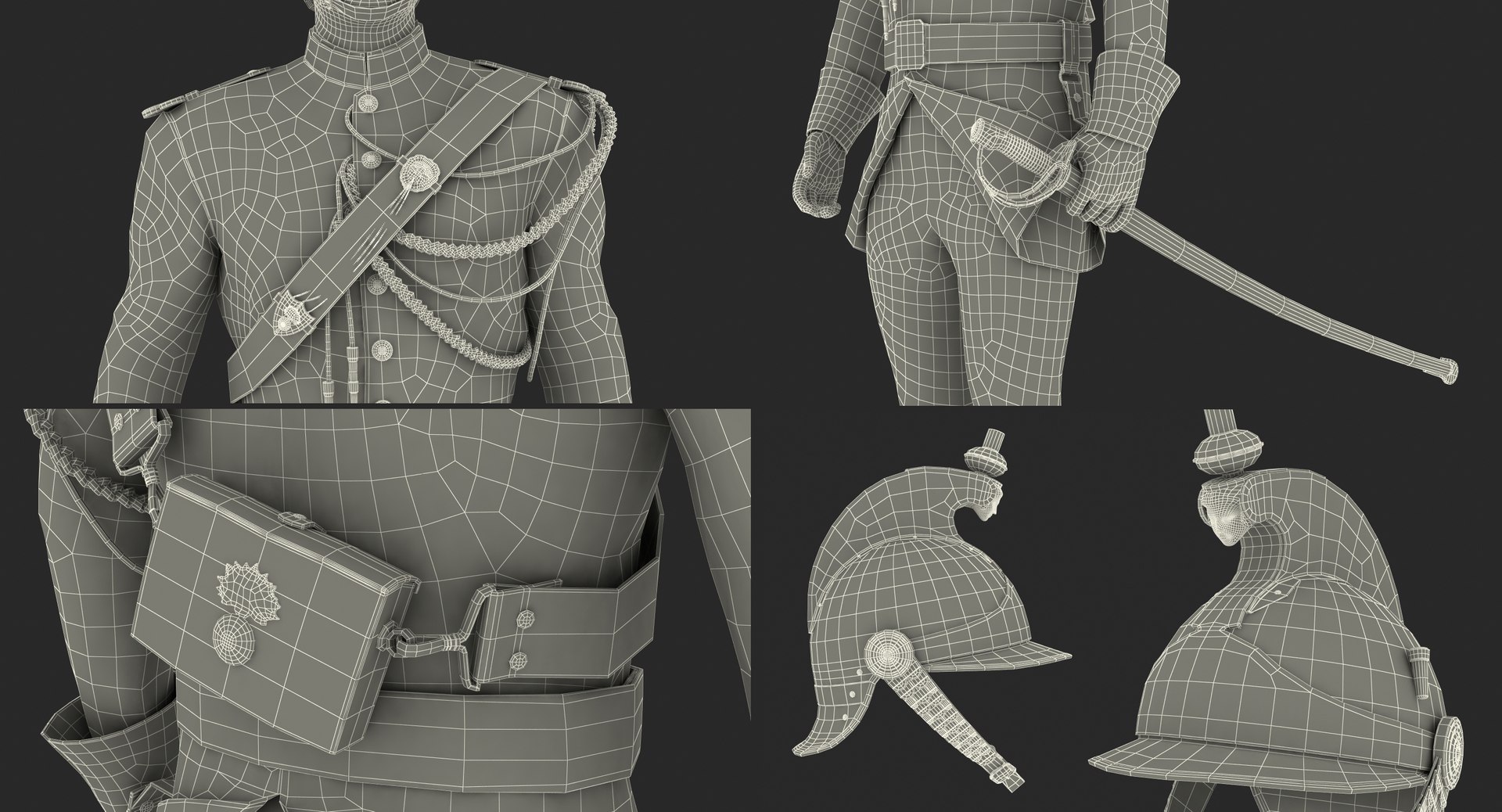 French Republican Guard Traditional 3D Model - TurboSquid 1216583