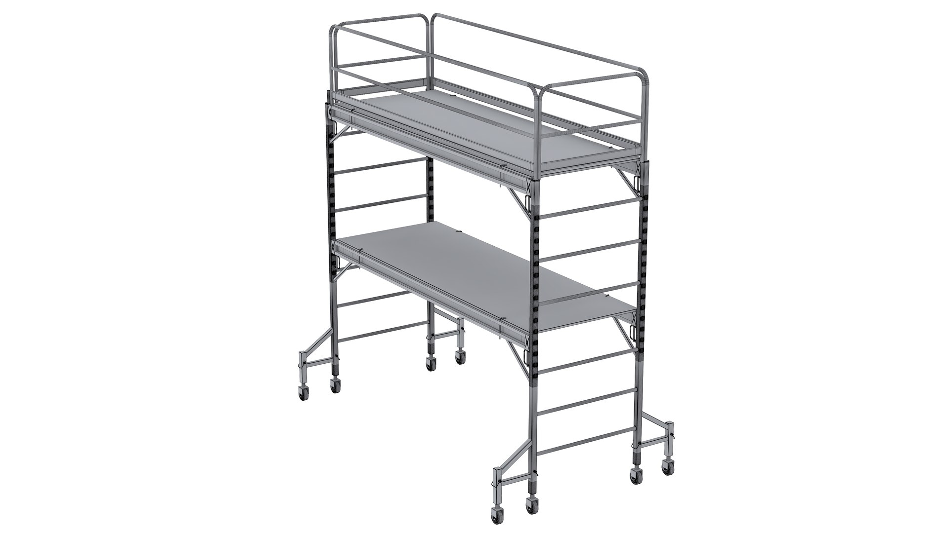 Rolling Scaffold 3D Model - TurboSquid 2336983