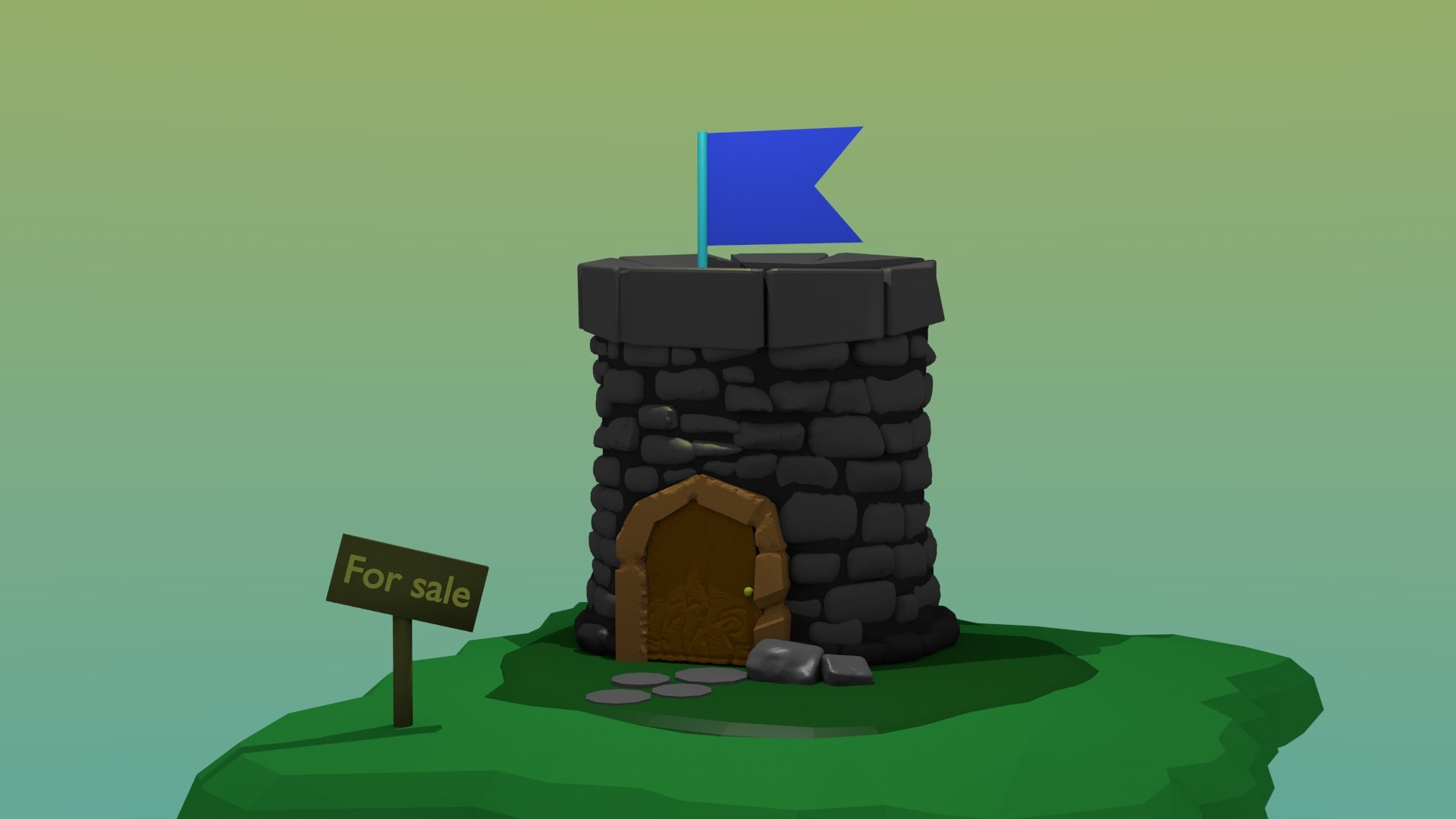 Tower 3D - TurboSquid 1590855