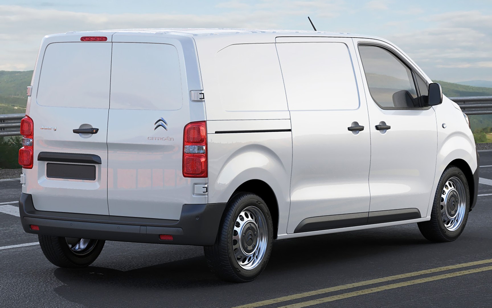 Citroen Jumpy 2016 3d Model