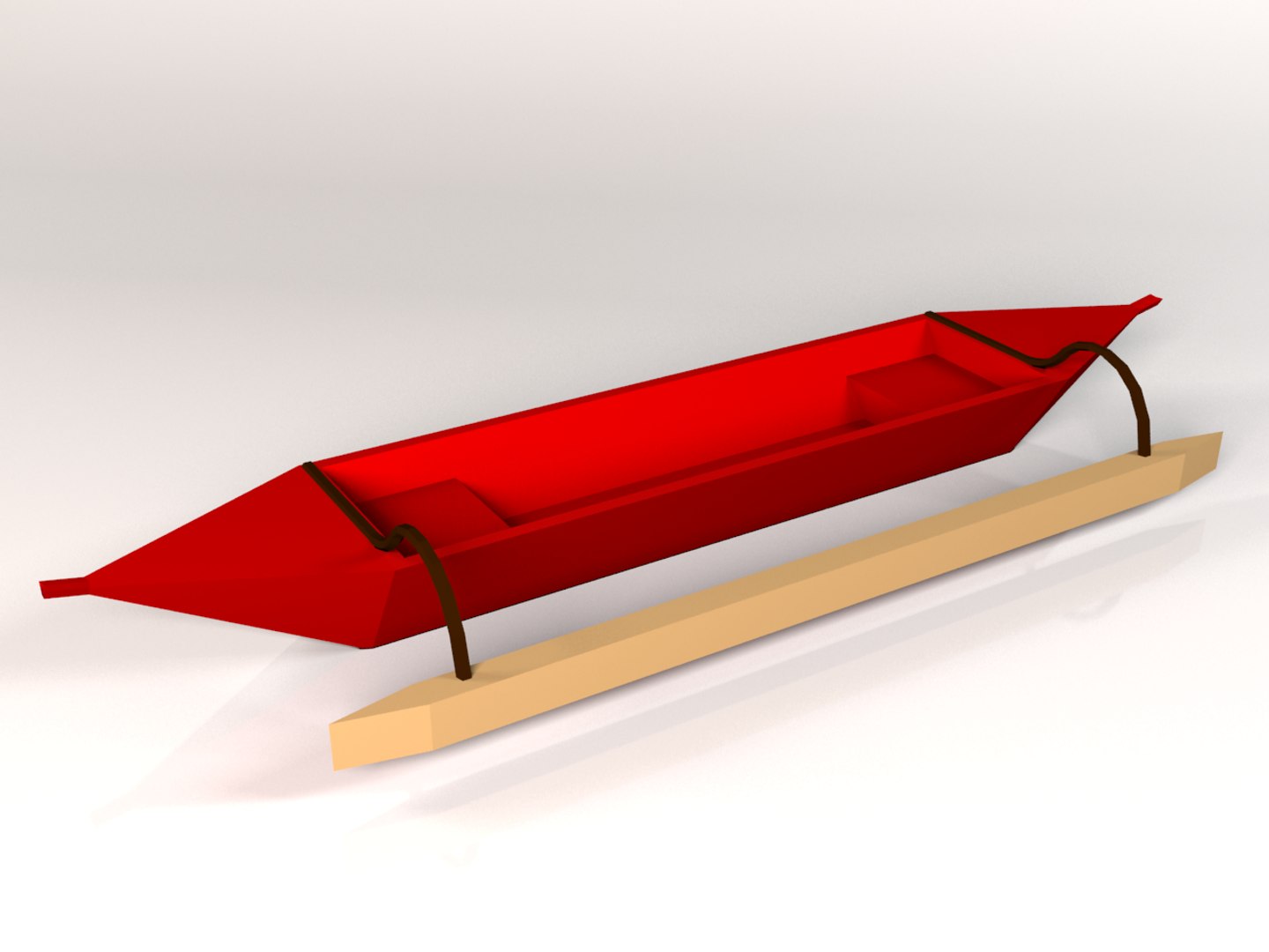 Canoe 3d Model