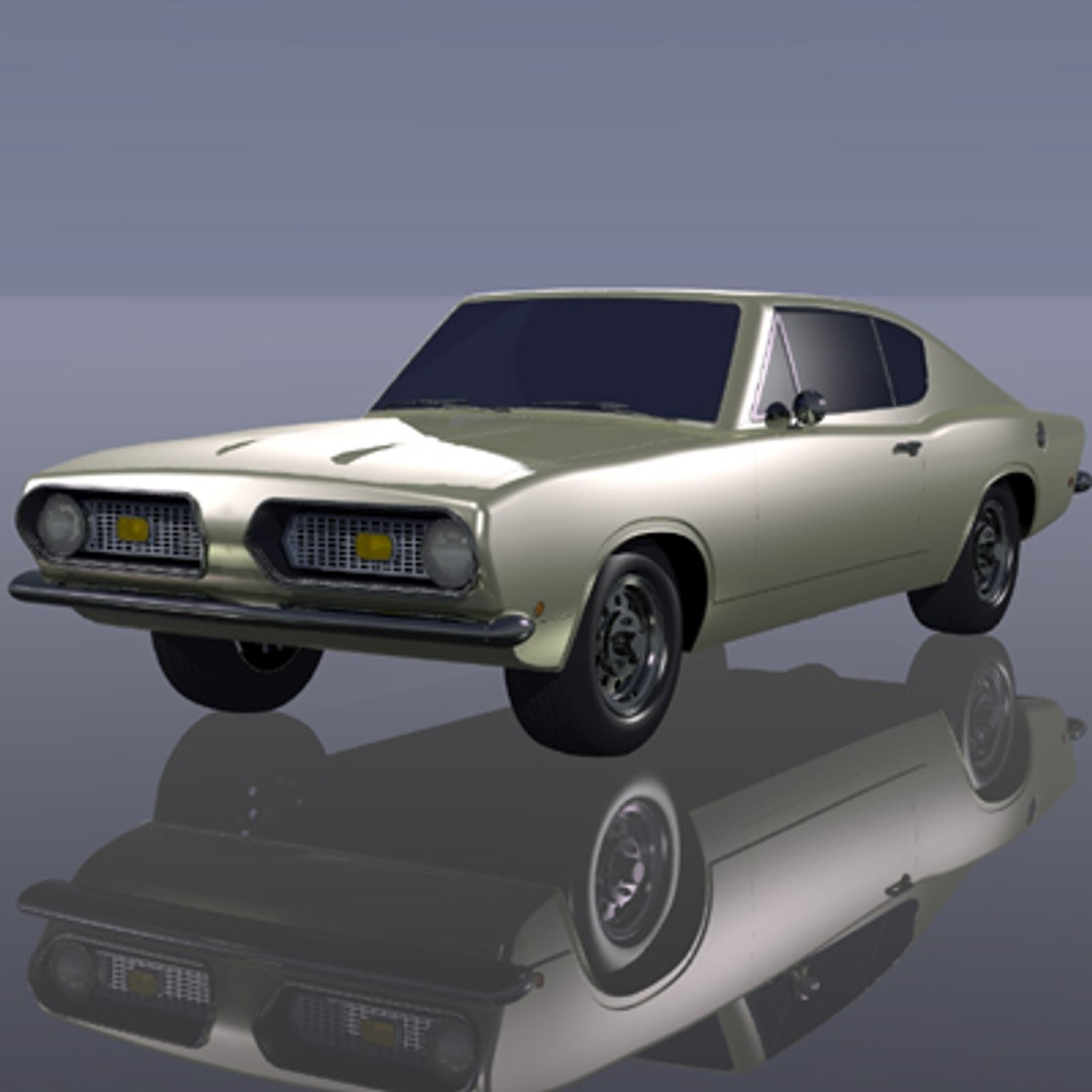 3d Plymouth Barracuda Model