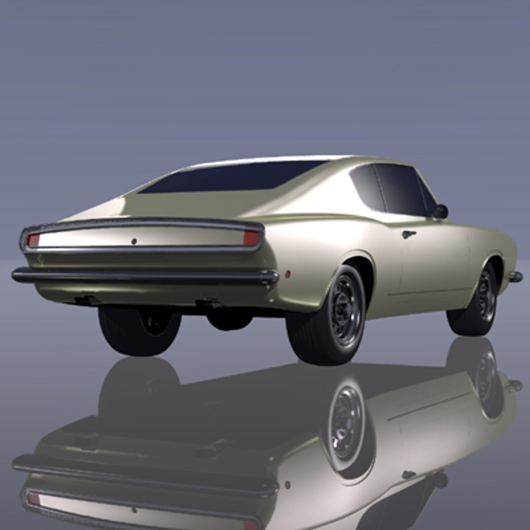 3d Plymouth Barracuda Model