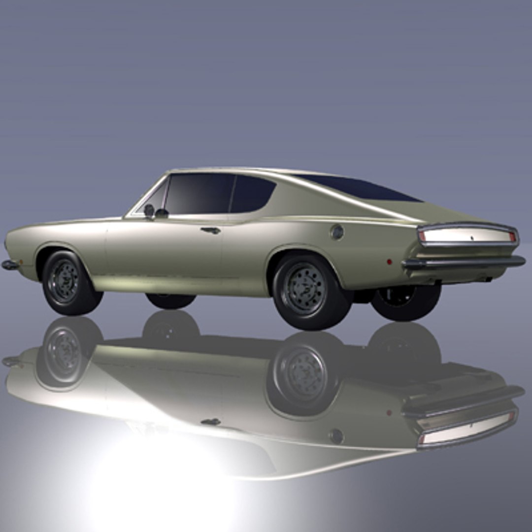3d Plymouth Barracuda Model