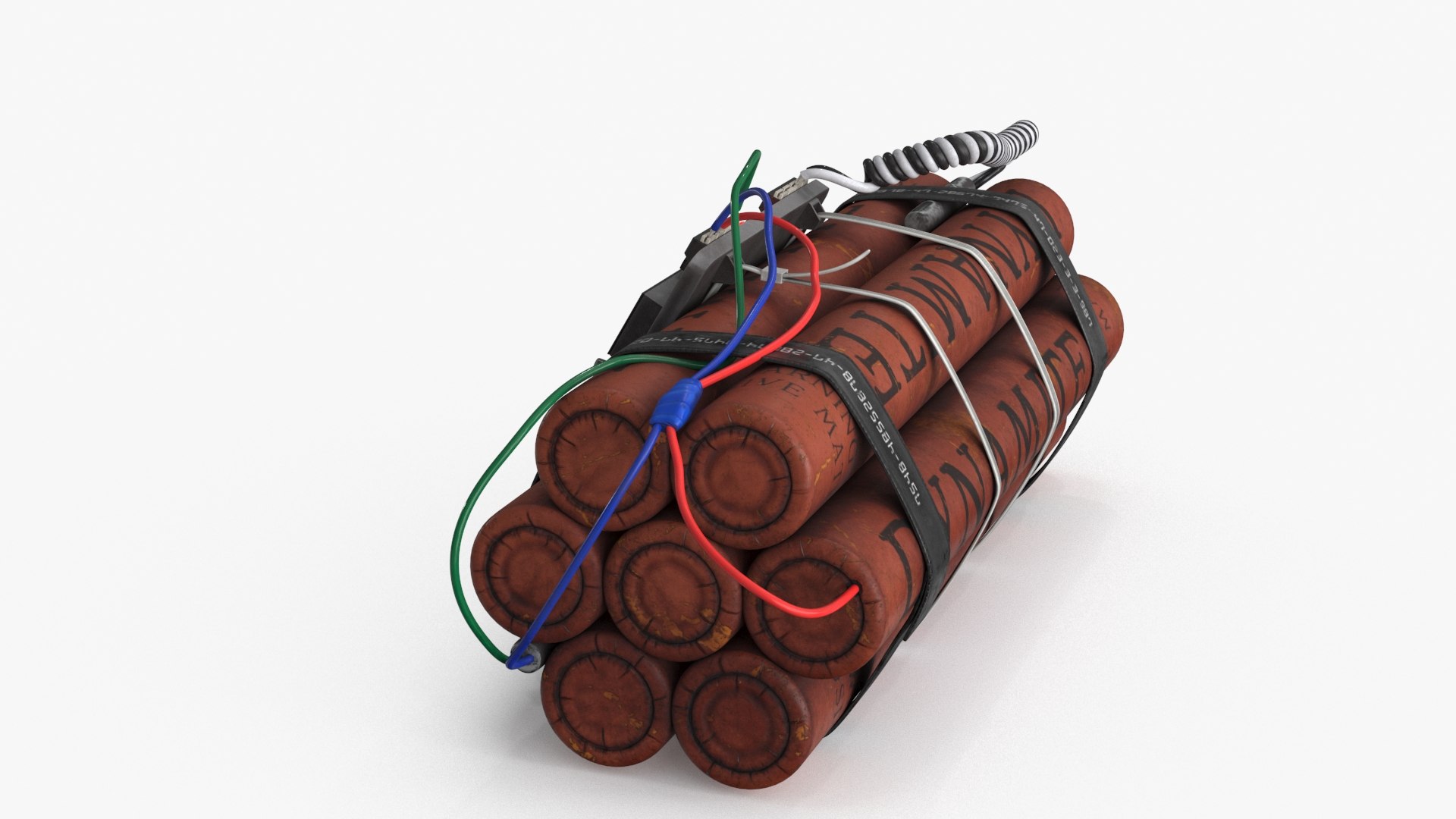 3D Dynamit Time Bomb Model - TurboSquid 2035942