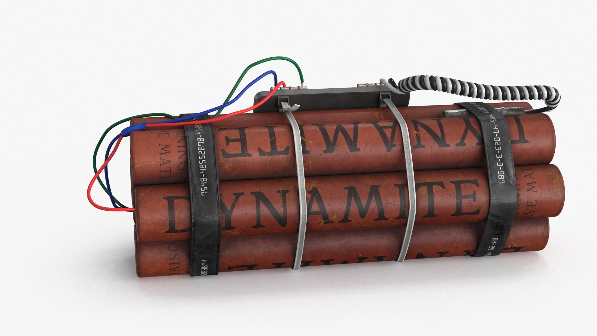 3D Dynamit Time Bomb Model - TurboSquid 2035942