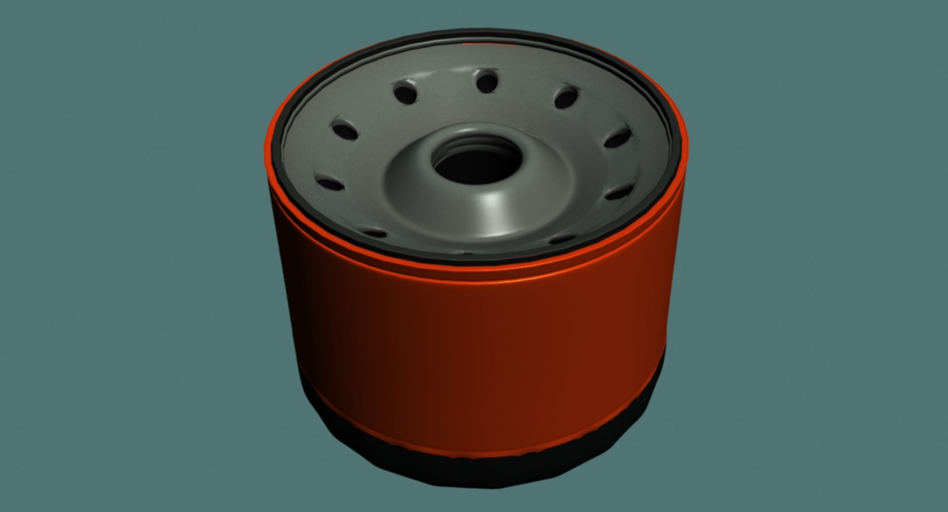 3d Model Oil Filter