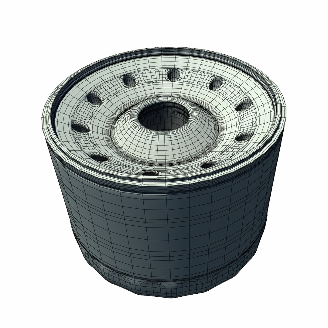 3d Model Oil Filter