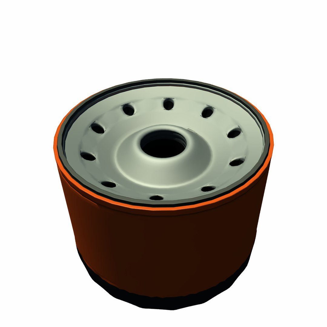 3d Model Oil Filter