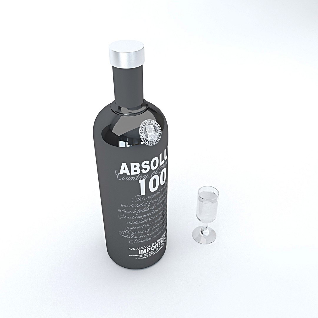 Vodka alcohol drink 3D model - TurboSquid 1559719