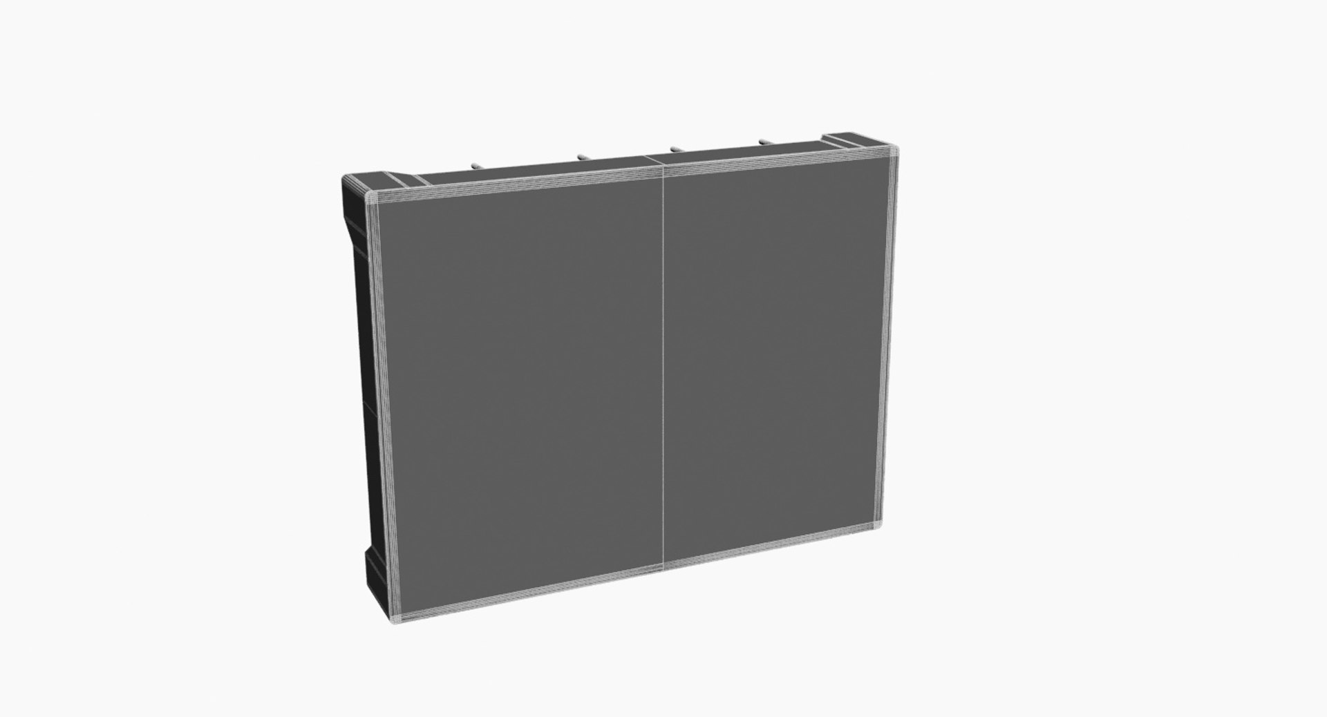 Segment Digit Lcd Double 3D Model - TurboSquid 1397927