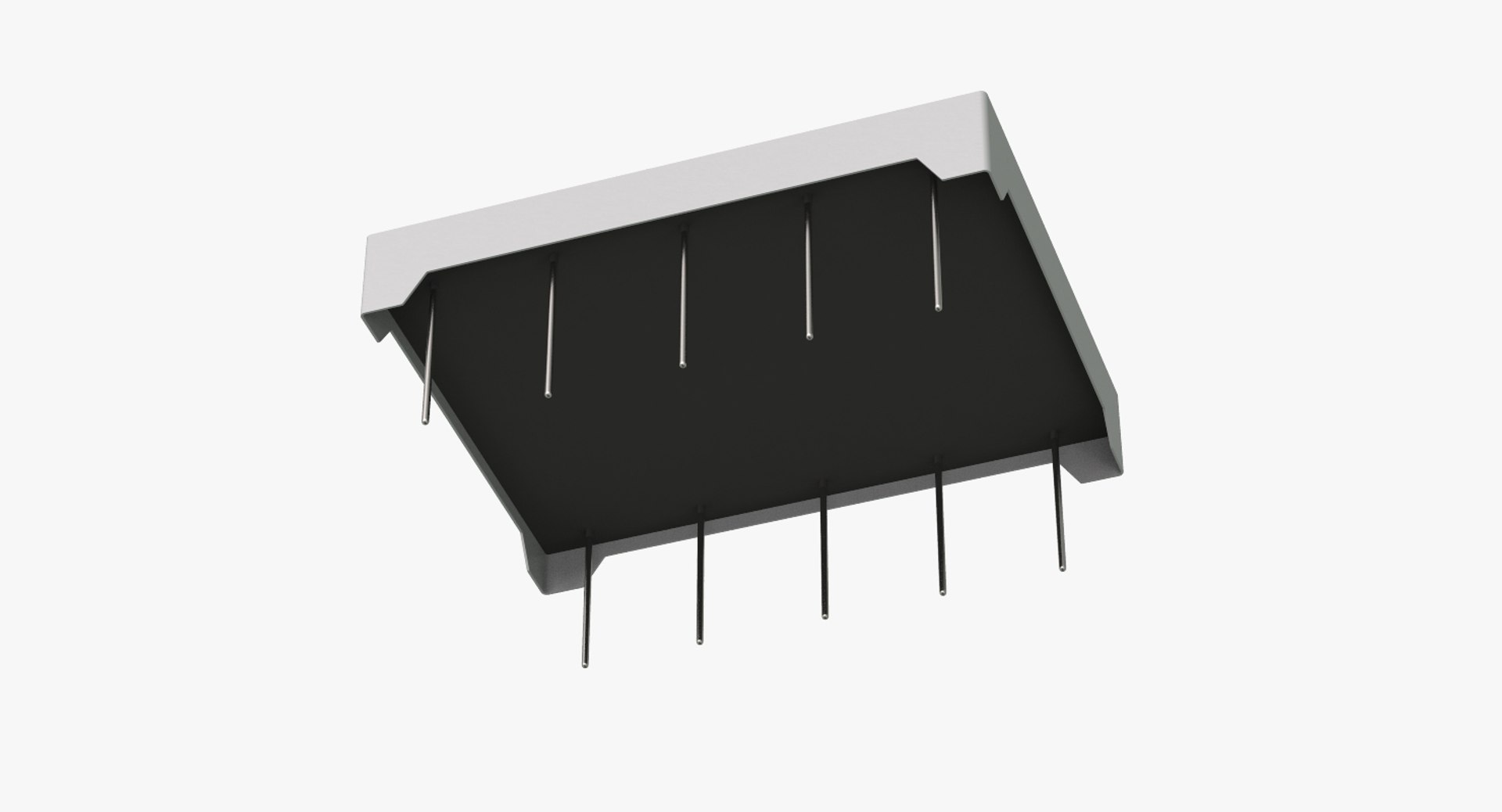 Segment Digit Lcd Double 3D Model - TurboSquid 1397927