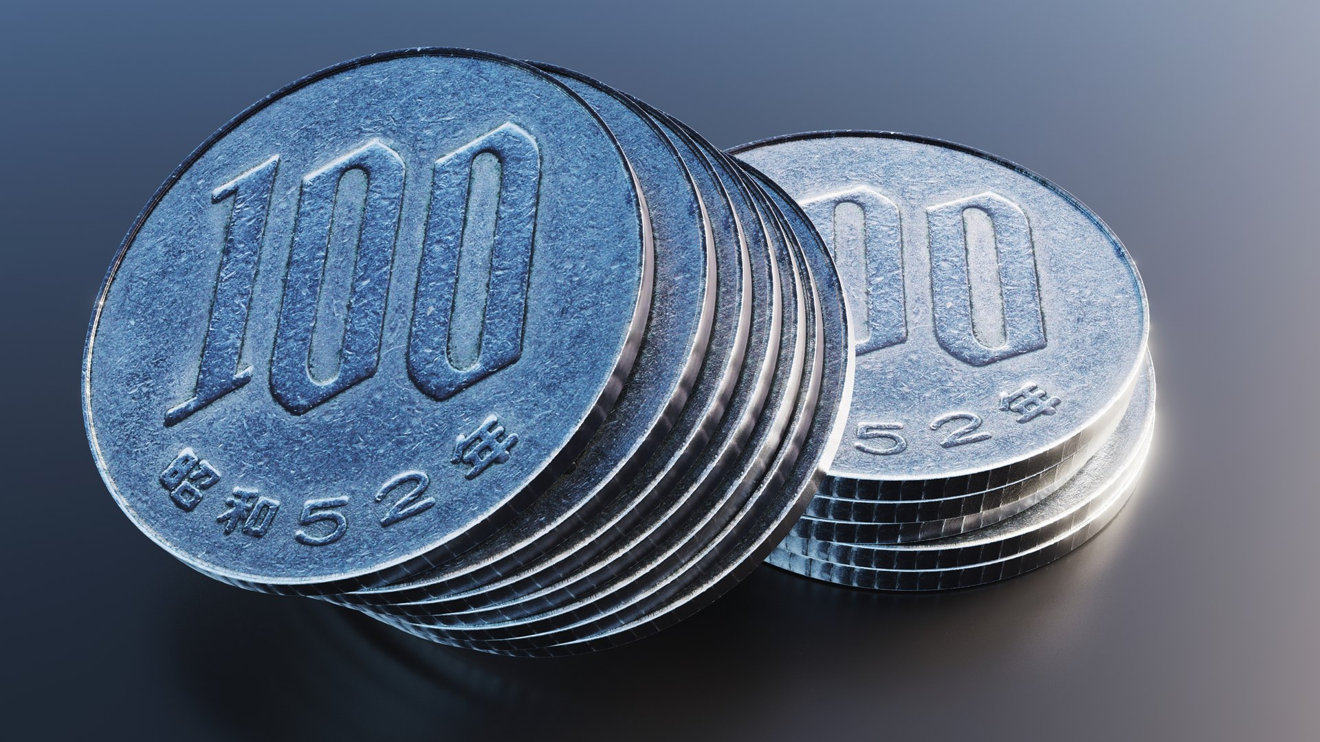 Japanese Yen Coin 3D Model - TurboSquid 2293717