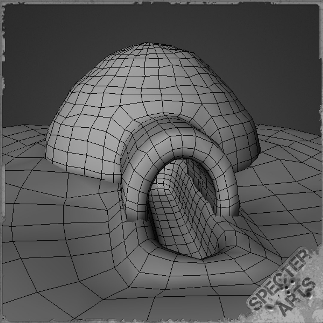Igloo Domed Structure 3d 3ds