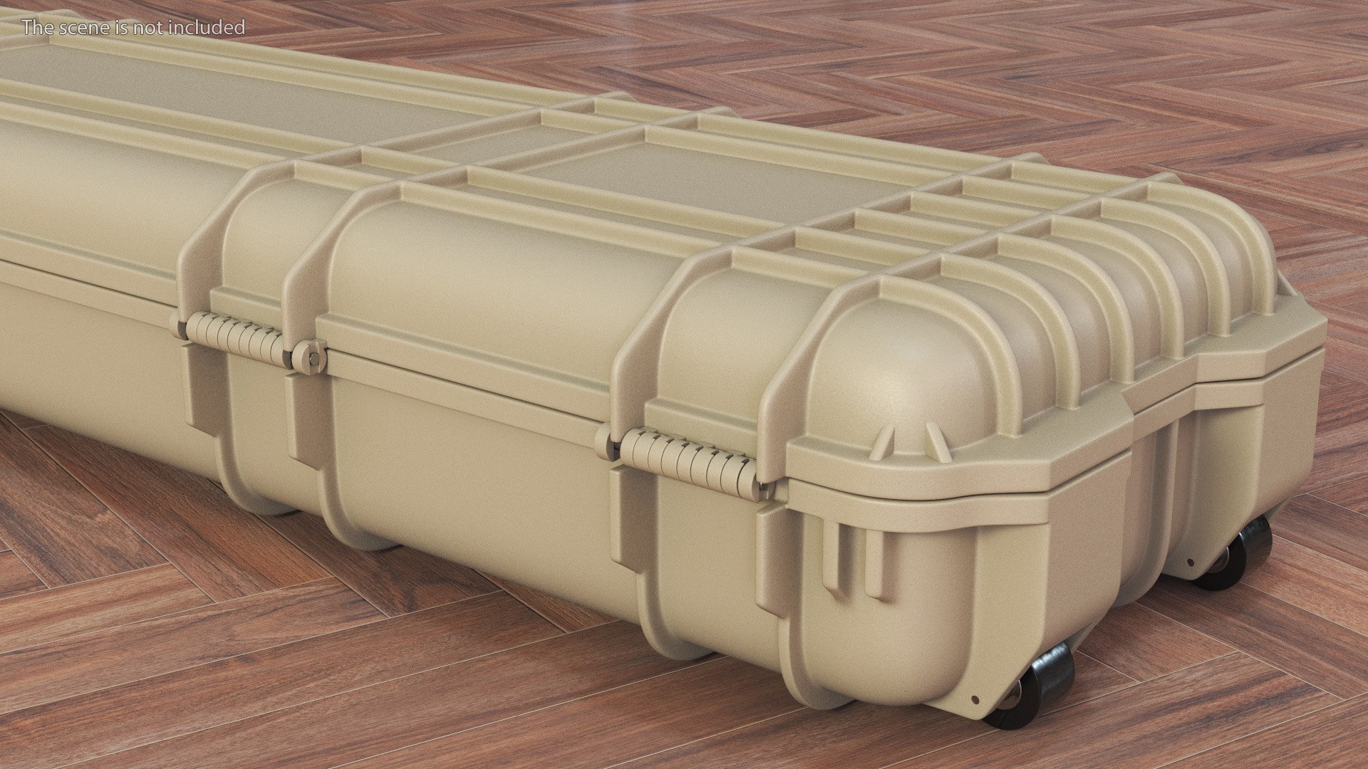 3D Open Rifle Case Sand Color - TurboSquid 2119154