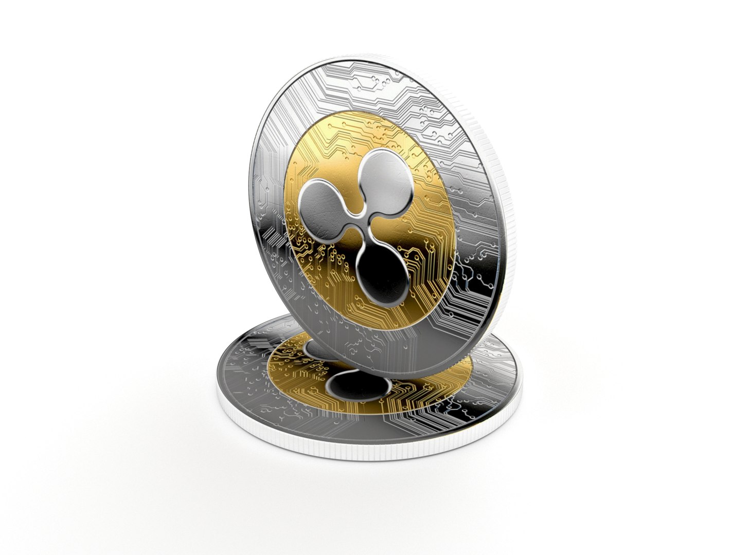3D Ripple Coin Model - TurboSquid 1571225