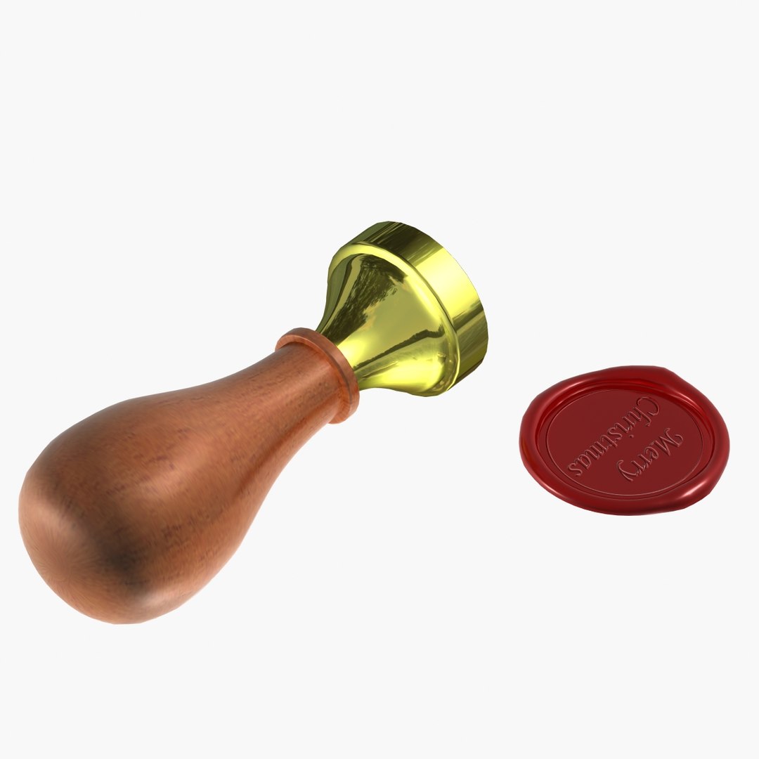 3d seal stamp model