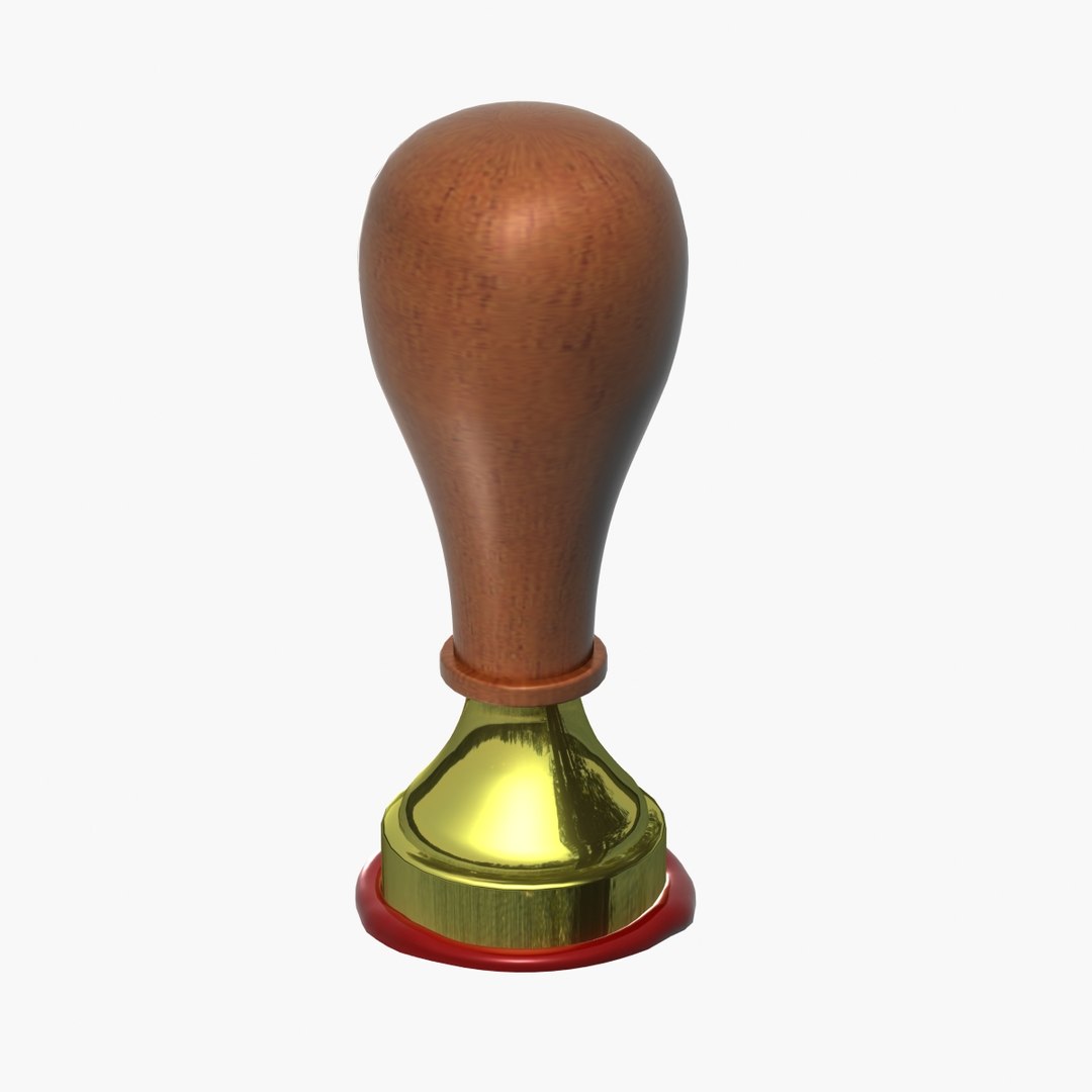 3d seal stamp model